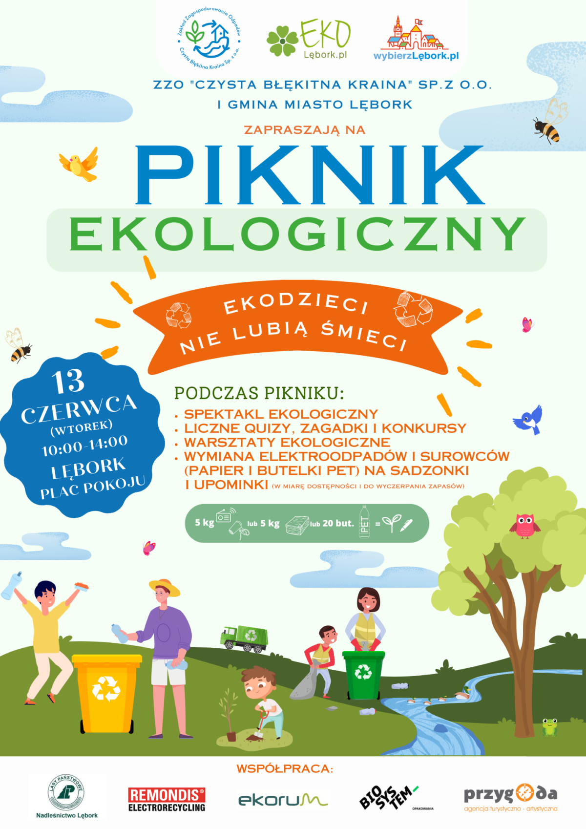 Piknik Ekologiczny – Łeba Miasto Żywiołów